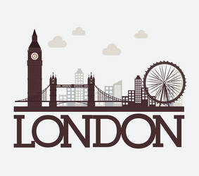 London landmark Royalty Free Vector Image - VectorStock