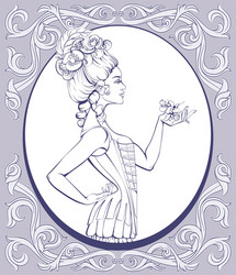 Rococo Line Vector Images (over 3,500)