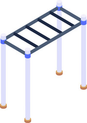 Agility ladder Royalty Free Vector Image - VectorStock