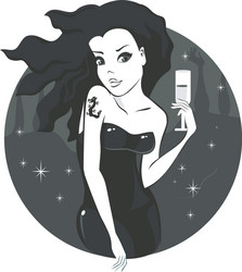 Party Lady Vector Images (over 22,000)