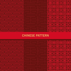 Chinese style six backgrounds Royalty Free Vector Image