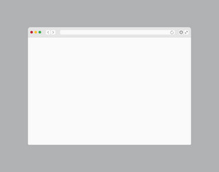 Internet web browser window Royalty Free Vector Image