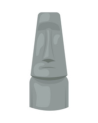 Moai statue design Royalty Free Vector Image - VectorStock