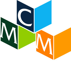 Letter m c management Royalty Free Vector Image