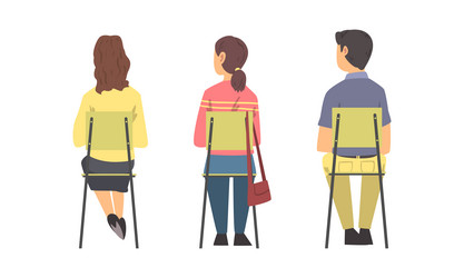Students Sitting Back View Vector Images (over 290)