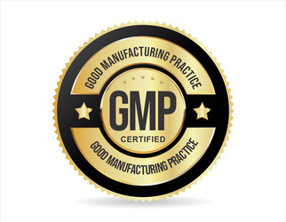 Good manufacturing practice gmp sign or stamp Vector Image