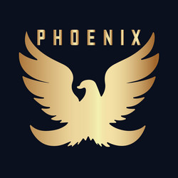 Phoenix logo design Royalty Free Vector Image - VectorStock