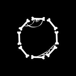 Bone Border Frame Vector Images (over 410)