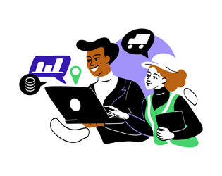 Digital Logistics Vector Images (over 10,000)