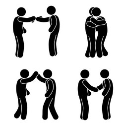 Brother Hand Shake Vector Images (83)