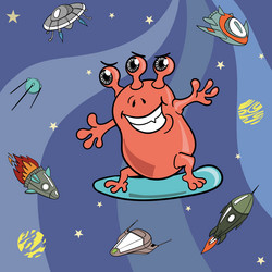 Alien Surf Vector Images (73)