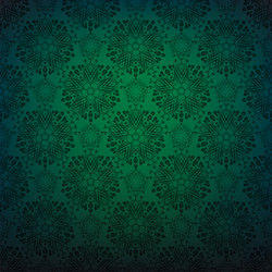 Green floral pattern Royalty Free Vector Image