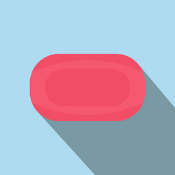 Pink bar of soap 3d isometric icon Royalty Free Vector Image