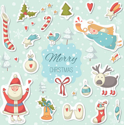 Christmas set Royalty Free Vector Image - VectorStock
