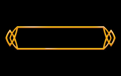 Frame medieval game ui metallic title banner Vector Image