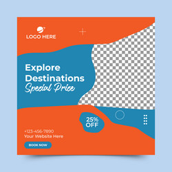 Explore destinatons modern travel vacation tourism