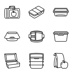 Chinese food take out box cartoon Royalty Free Vector Image