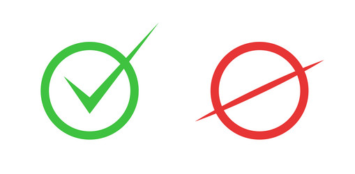 Correct Incorrect Sign Vector Images (over 970)