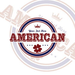 Lets take america back Royalty Free Vector Image