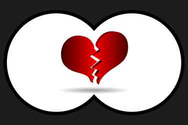Bursting heart Royalty Free Vector Image - VectorStock