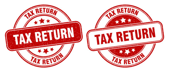 Tax return stamp Royalty Free Vector Image - VectorStock
