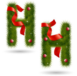 Christmas alphabet c Royalty Free Vector Image