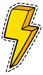 Thunder and Lightning Pop Art Vector Images (over 360)