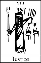Justice Tarot Card Vector Images (22)