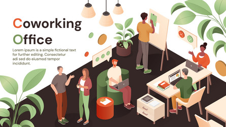 Coworking Infographic Space Vector Images (over 390)