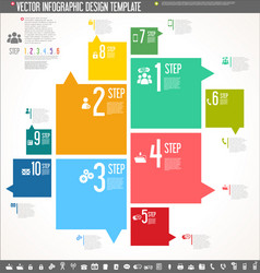 Infographic background Royalty Free Vector Image