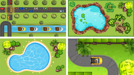 Aerial Grass View Vector Images (over 440)