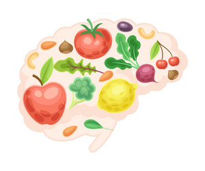 Brain Cartoon Food Healthy Vector Images (over 310)