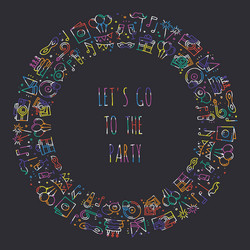 Happy Birthday Round Frame Vector Images (over 2,600)