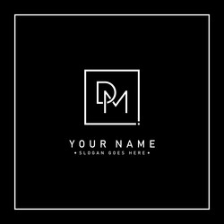 Initial letter ama logo - simple business Vector Image