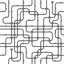 Metro scheme seamless background Royalty Free Vector Image