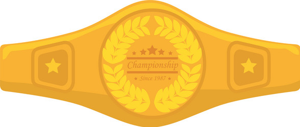 Boxing belt Royalty Free Vector Image - VectorStock