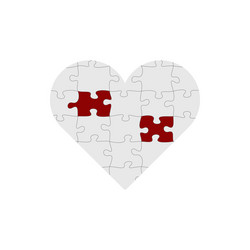 Jigsaw puzzle with all its pieces put together Vector Image