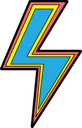 Dangerous energy hazard symbol to security Vector Image