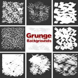 Grunge textures set background Royalty Free Vector Image
