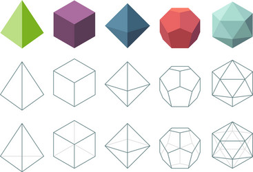 Infinity illusions geometry impossible 3d shapes Vector Image
