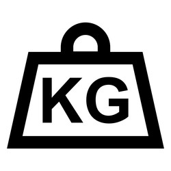 Weight scale icon Royalty Free Vector Image - VectorStock