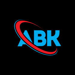 Abk logo letter design Royalty Free Vector Image