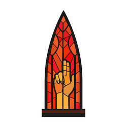 Church window iconcartoon icon Royalty Free Vector Image