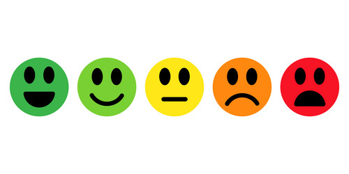 Smiley face red green yellow Vector Images & Graphics for Commercial ...