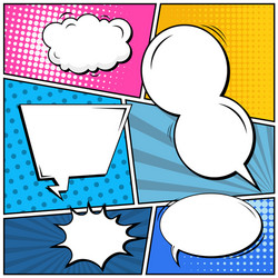 Comic strip pop art design Royalty Free Vector Image
