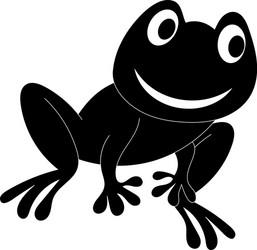Frog symbols logo and template Royalty Free Vector Image