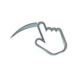 Cartoon Click Hand Pointer Vector Images (over 910)