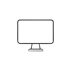 Monitor hand drawn outline doodle icon Royalty Free Vector
