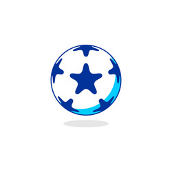 Star ball logo Royalty Free Vector Image - VectorStock