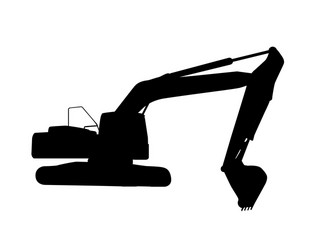 Front End Loader Silhouette Vector Images (33)